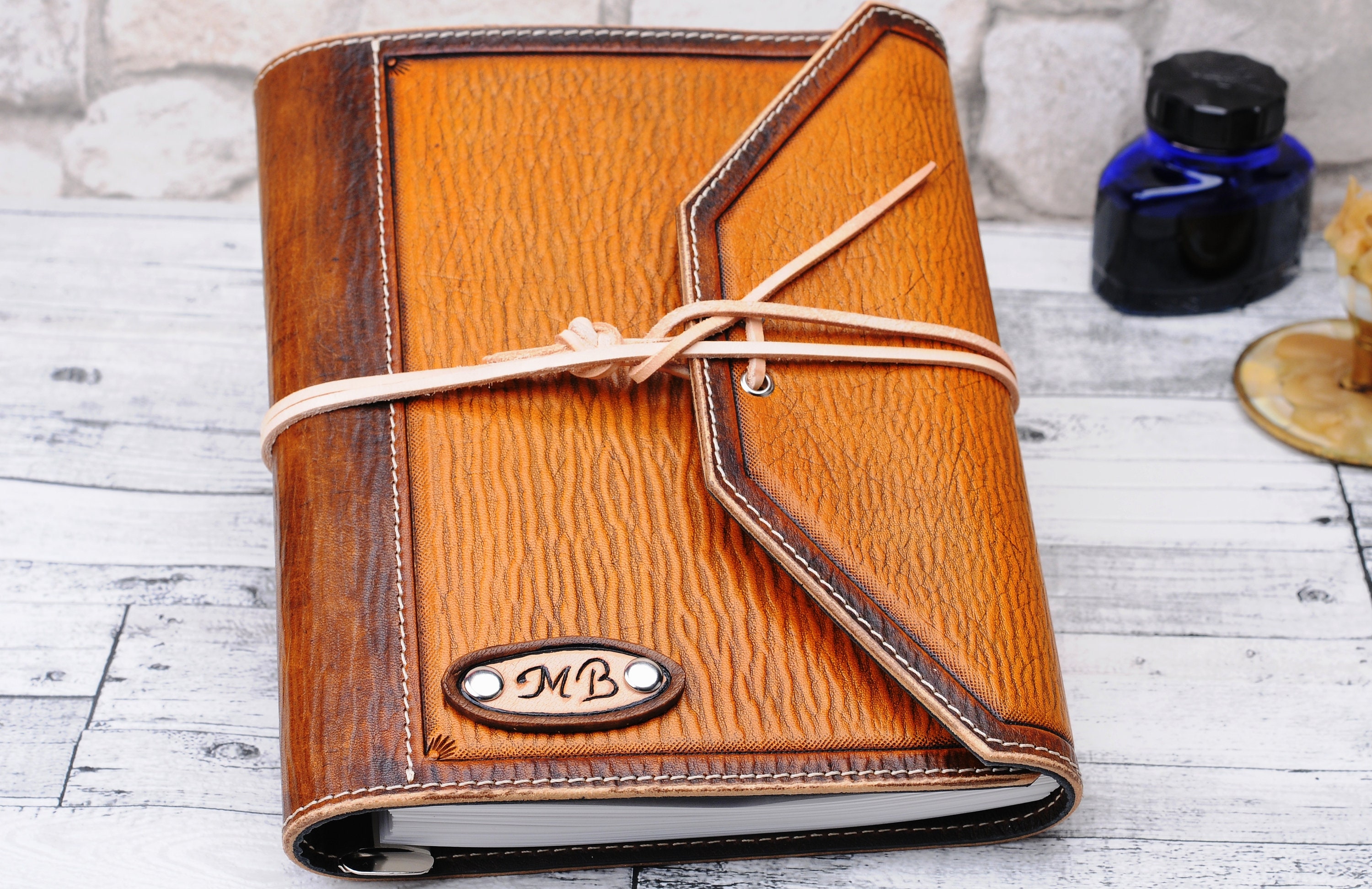 Handcrafted Unique Vintage Leather Journal for Men Women - Etsy