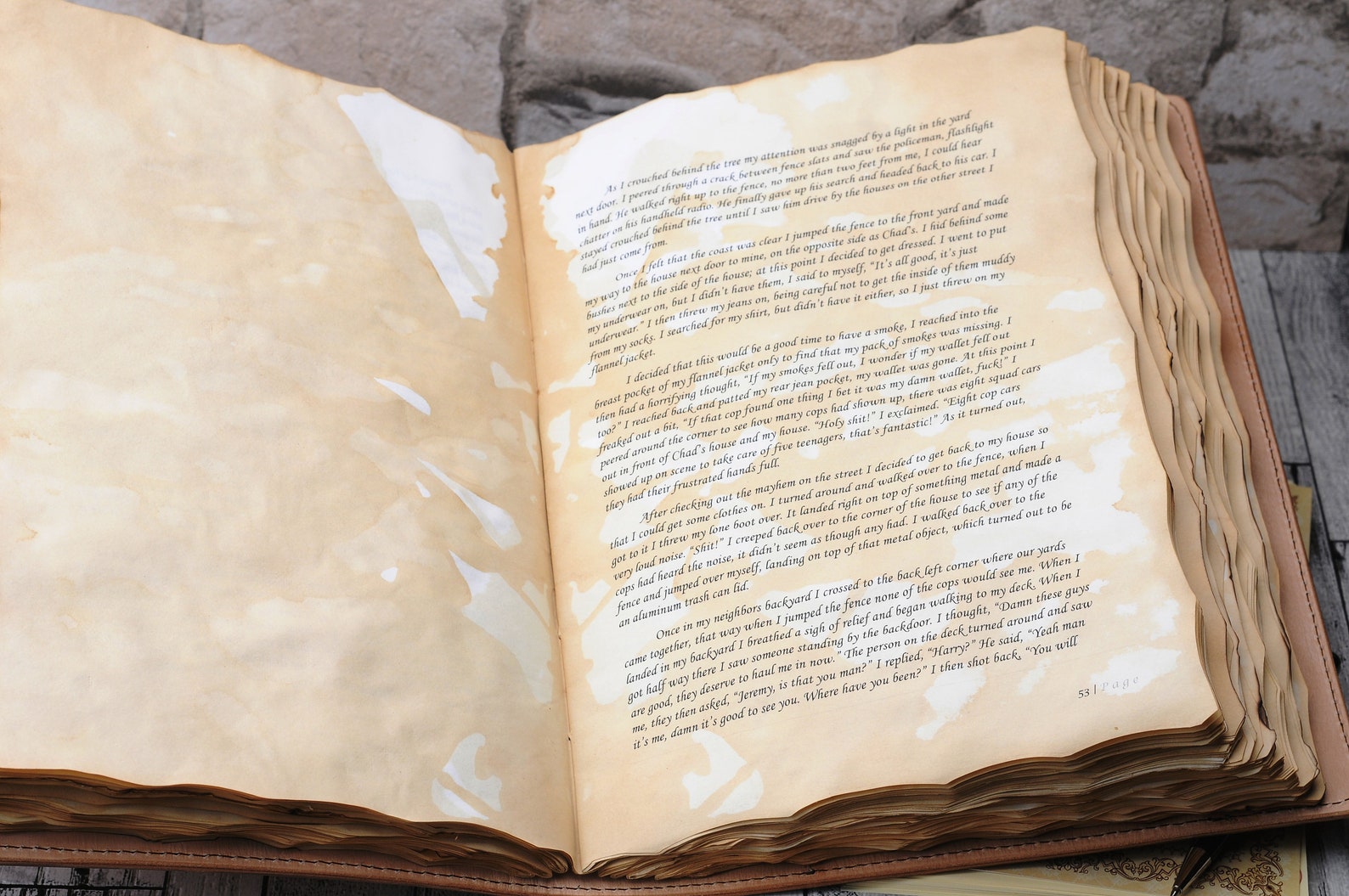 Aged Paper Block for A6 A5 A4 Journal - Etsy