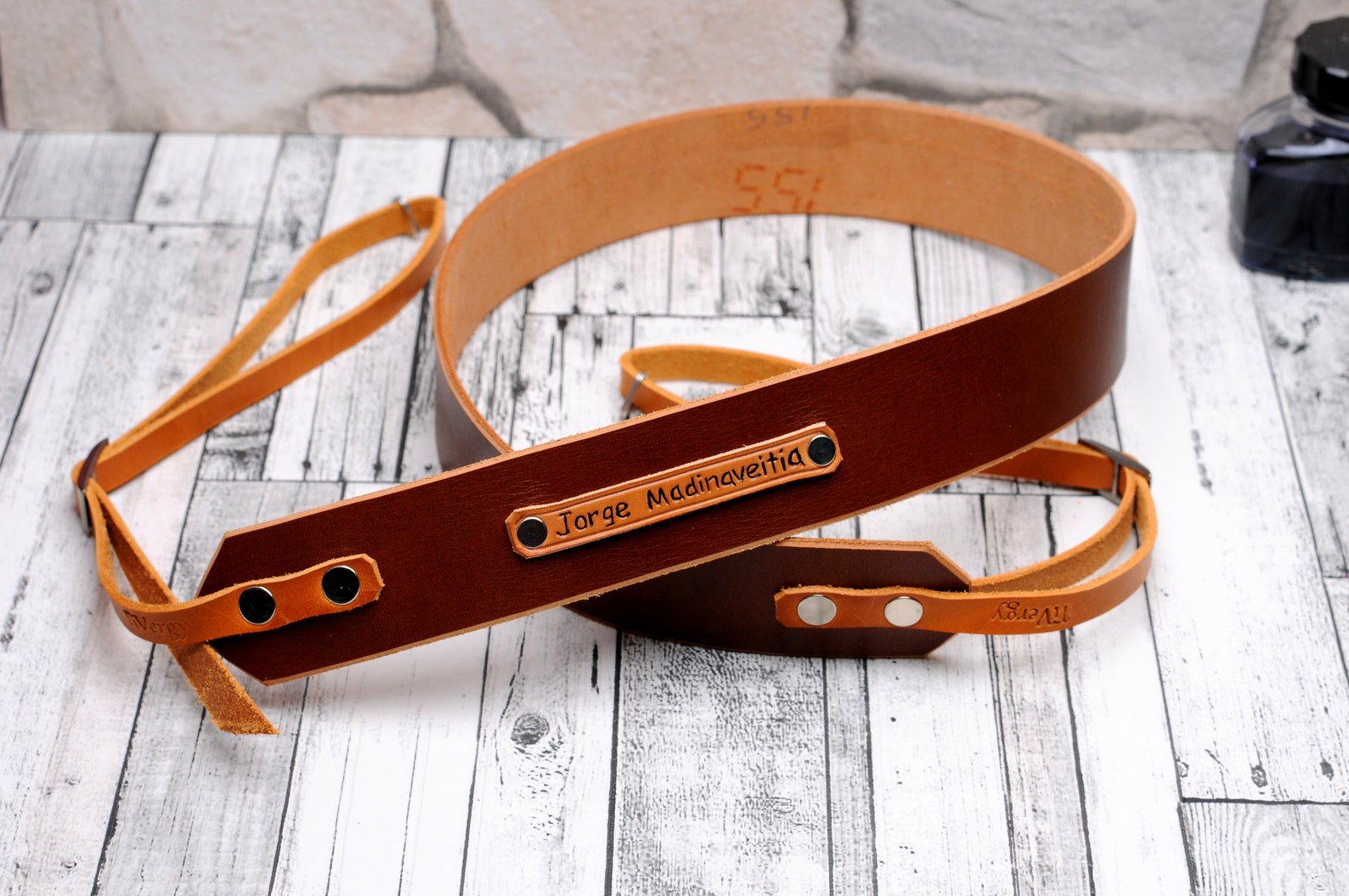 Personalized Leather Camera Strap, Brown Camera Strap, Nikon Strap ...