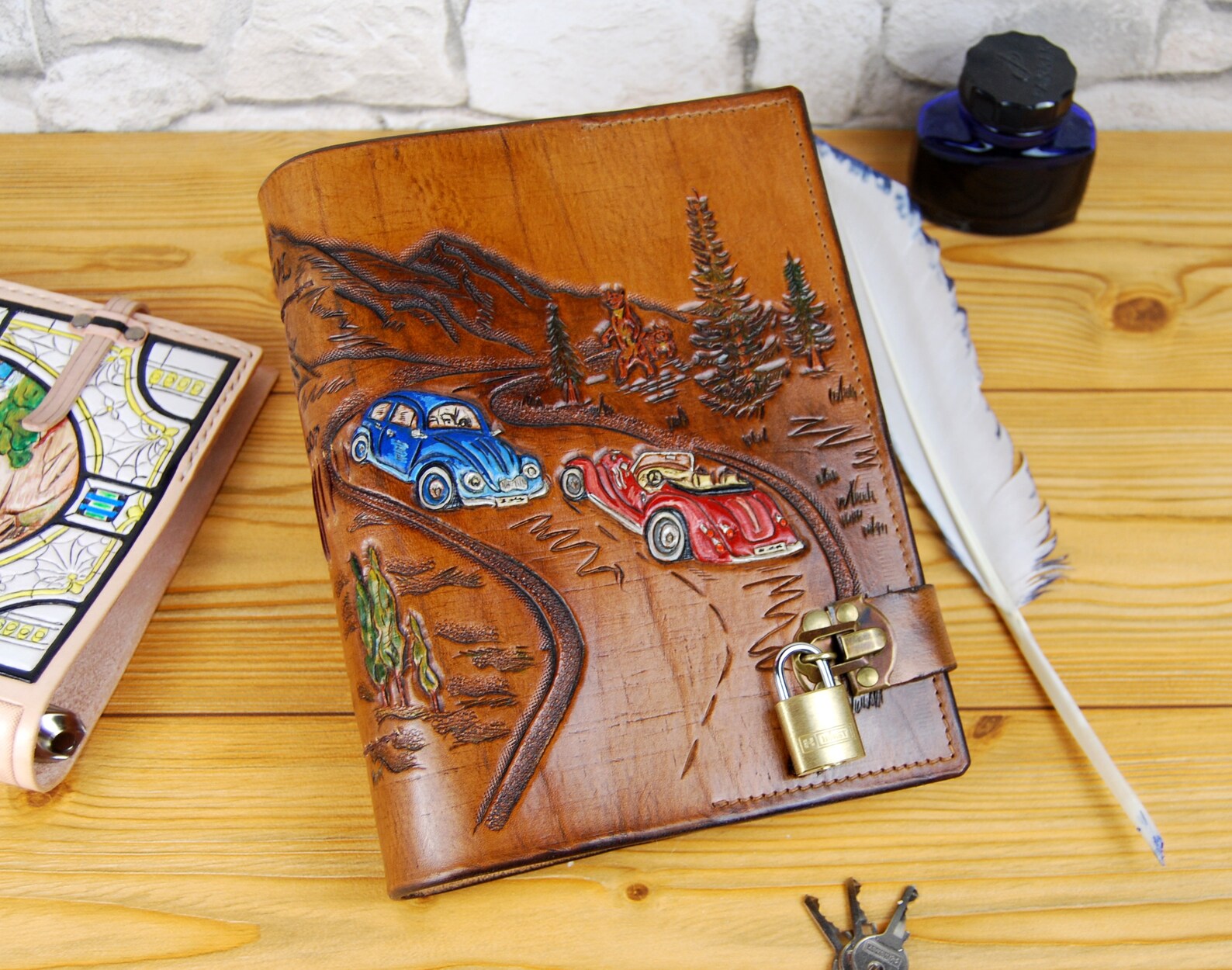Leather Journal Custom Personalization A5 Journal for order | Etsy