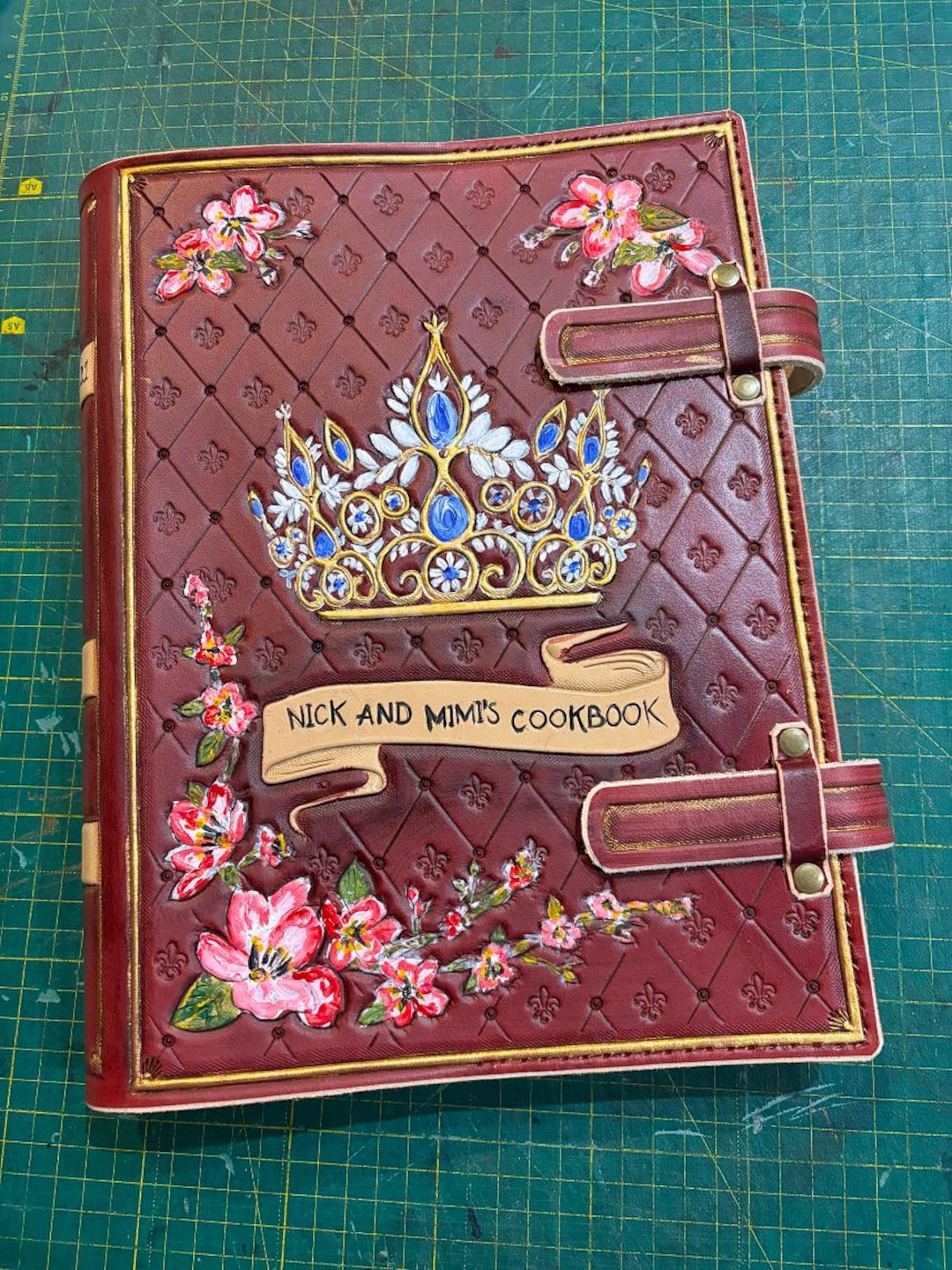 Custom Personalized Leather Book Journal Notebook Diary Family Book ...