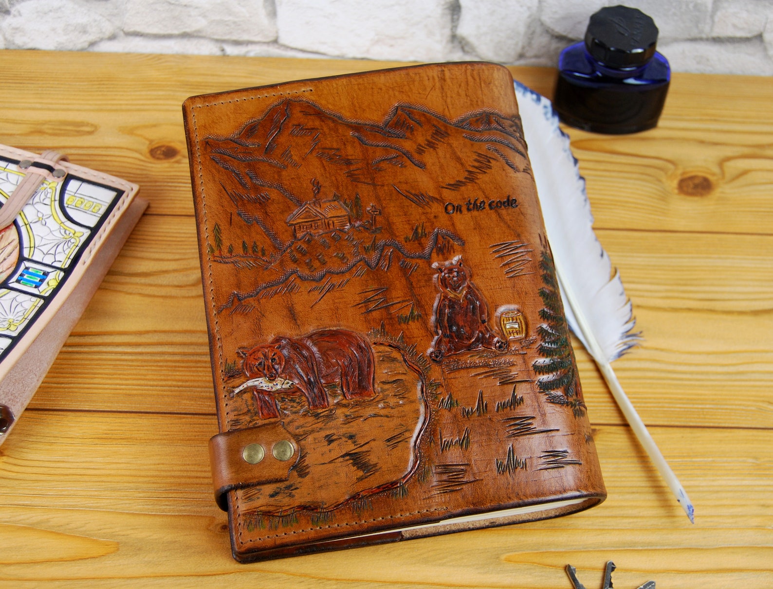 Leather Journal Custom Personalization A5 Journal for order | Etsy