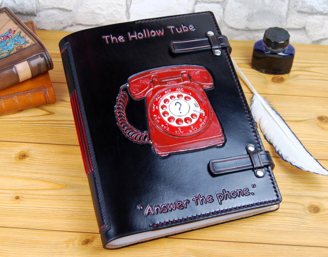 8,5x12 Large Leather Journal Notebook Sketchbook for Custom Order A4 ...