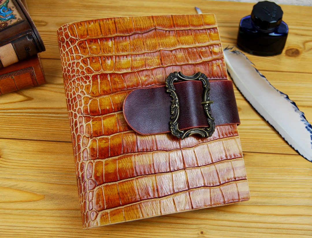 Gift Alligator Imitation Leather Journal Notebook Gift for Him Gift for ...