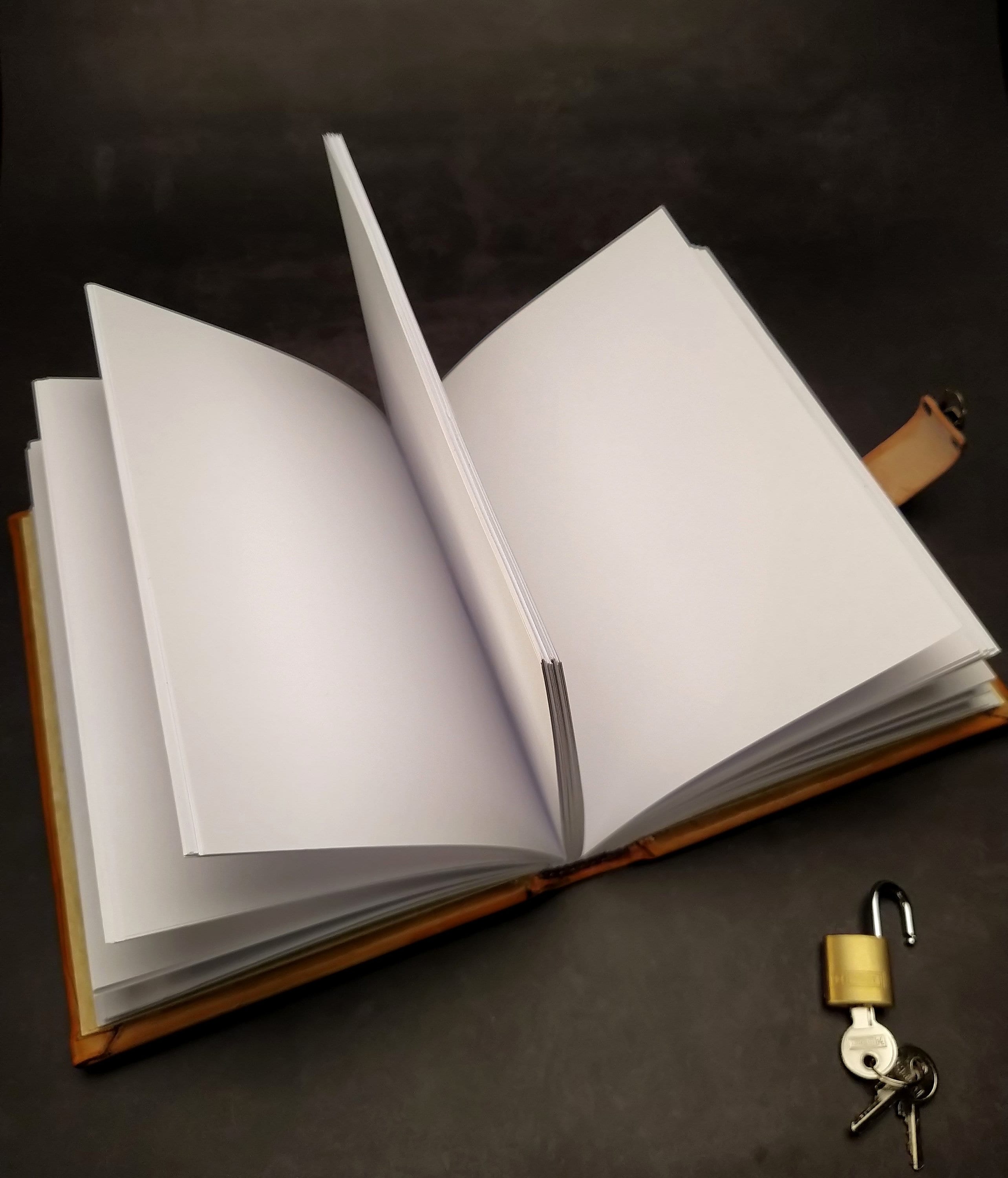 Personalized 7x9 Gift Phoenix Leather Bound Book Lock Book | Etsy