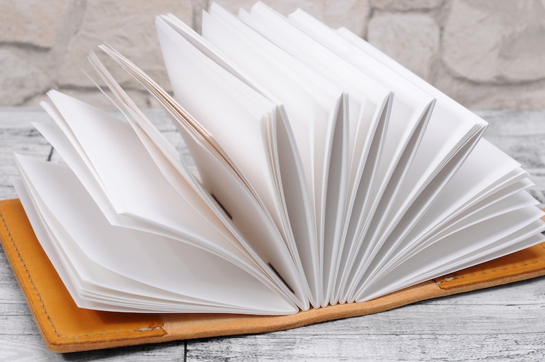 A6 personalized leather journal custom journal nootebook diary | Etsy