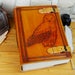 Large Leather Owl Journal Personalized Gift Journal Book Notebook Diary ...