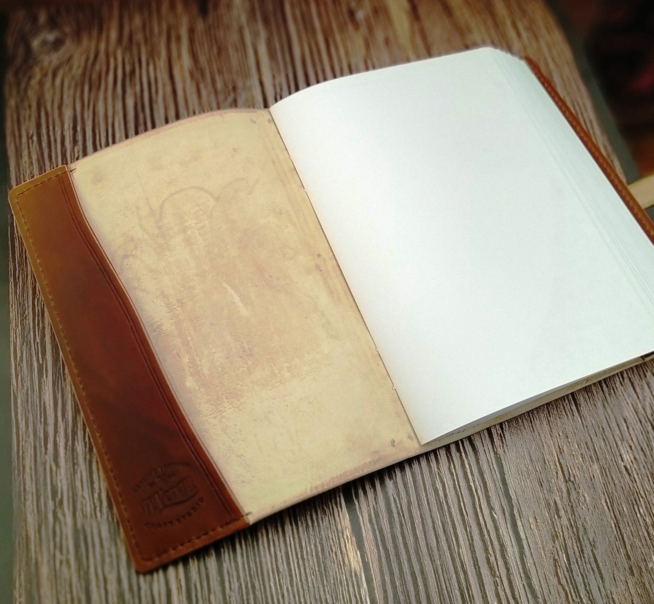 Custom Spider 9x12 Leather Journal Personalized Gift A4 - Etsy