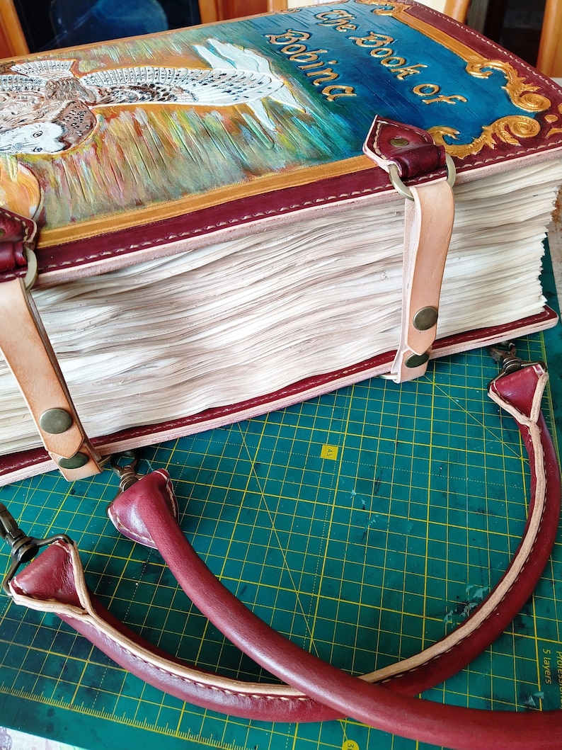 Extra Large 12 X 17 Leather Book | Personalized Gift Owl Book | Custom ...