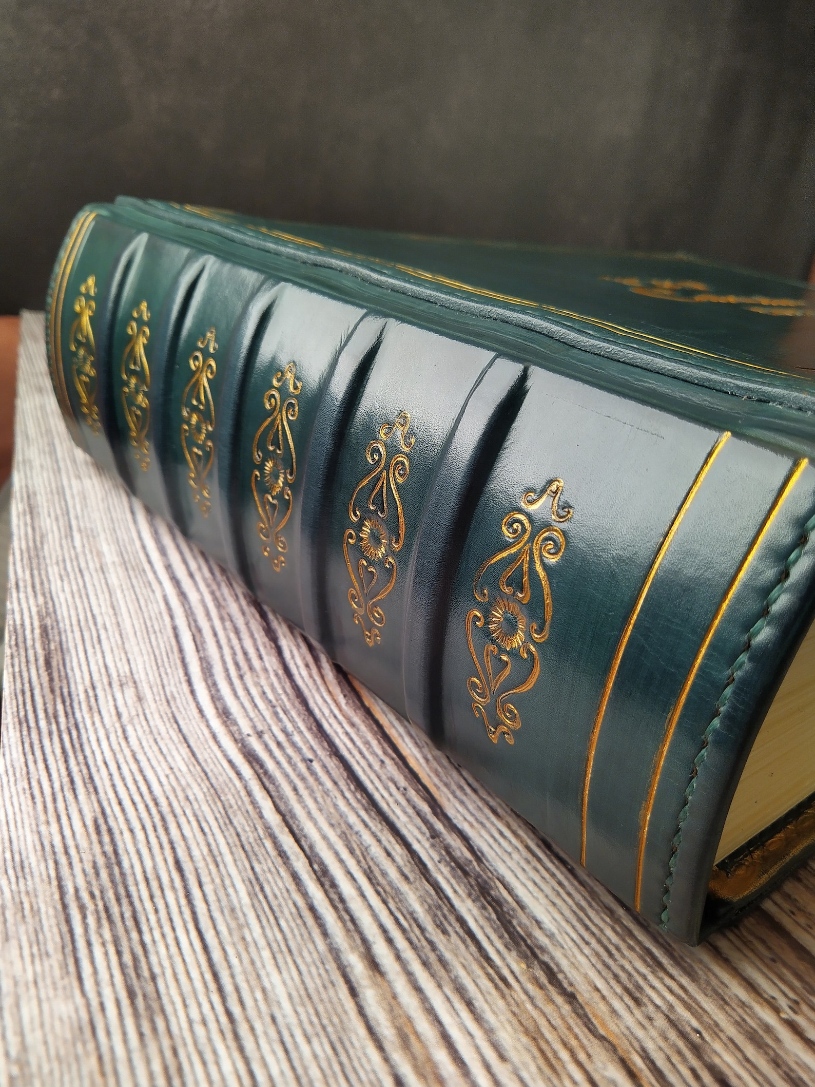 Extra Large 13x18 Custom Personalized Gift Book, A3 Leather Bound Book ...