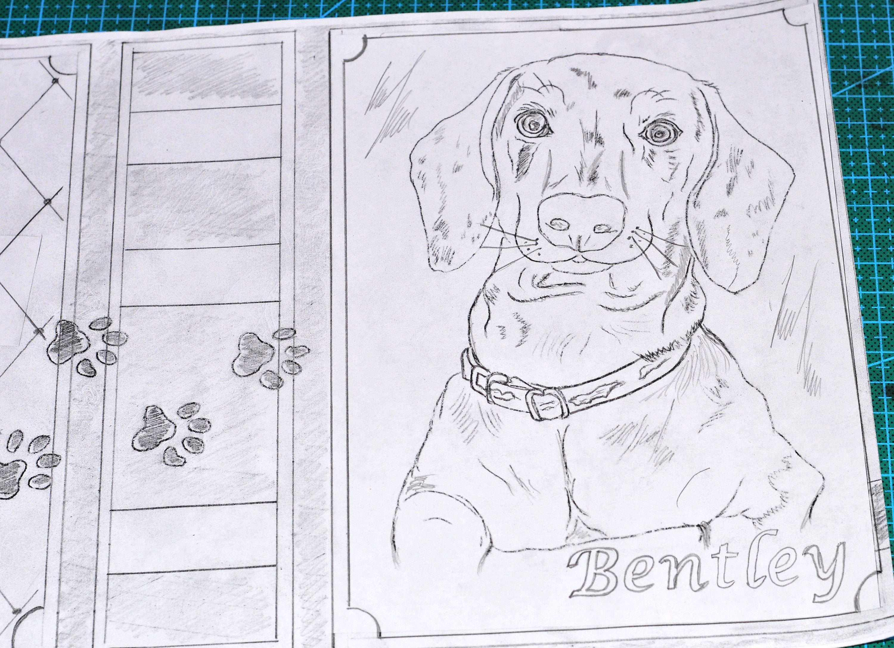 Gift A5 Dog Journal, Leather Custom Order Notebook Diary, Gift, Leather ...