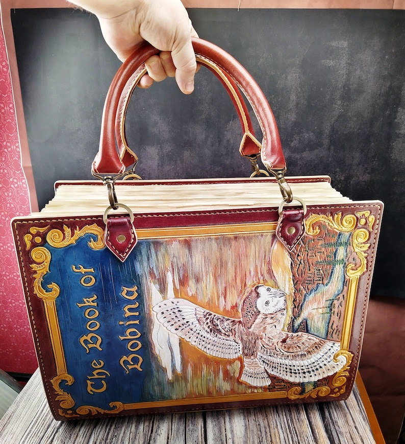 Extra Large 12 X 17 Leather Book | Personalized Gift Owl Book | Custom ...