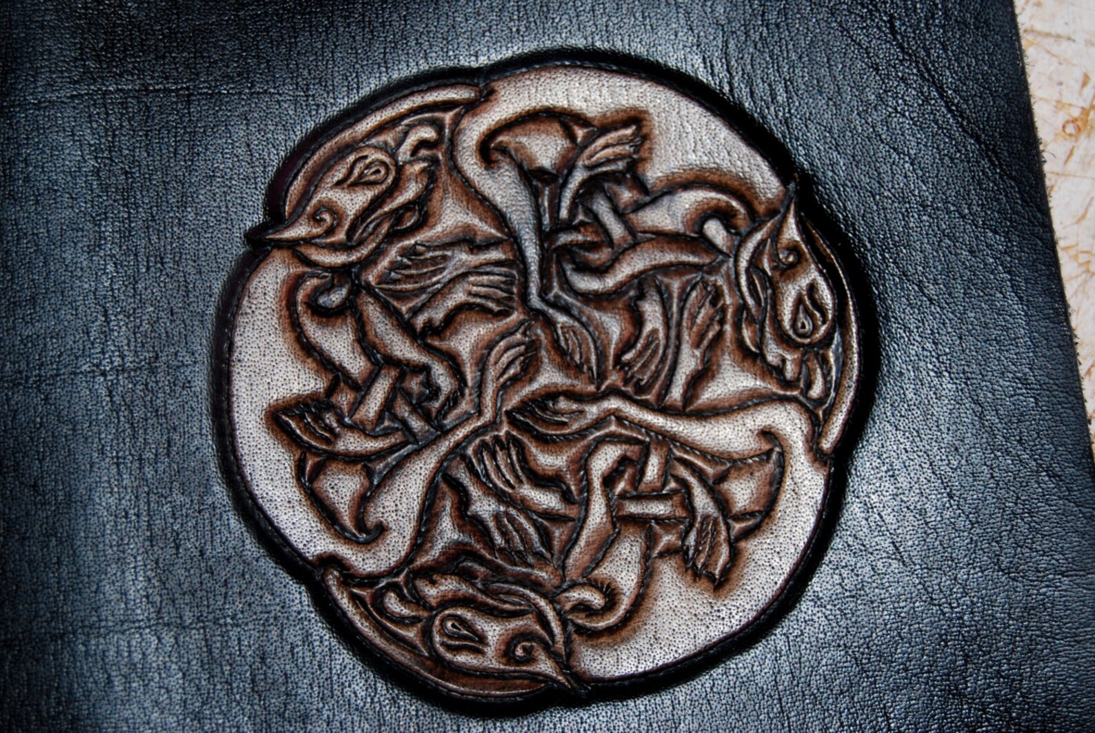 Celtic Leather Journal Handmade Leather Journal Custom - Etsy