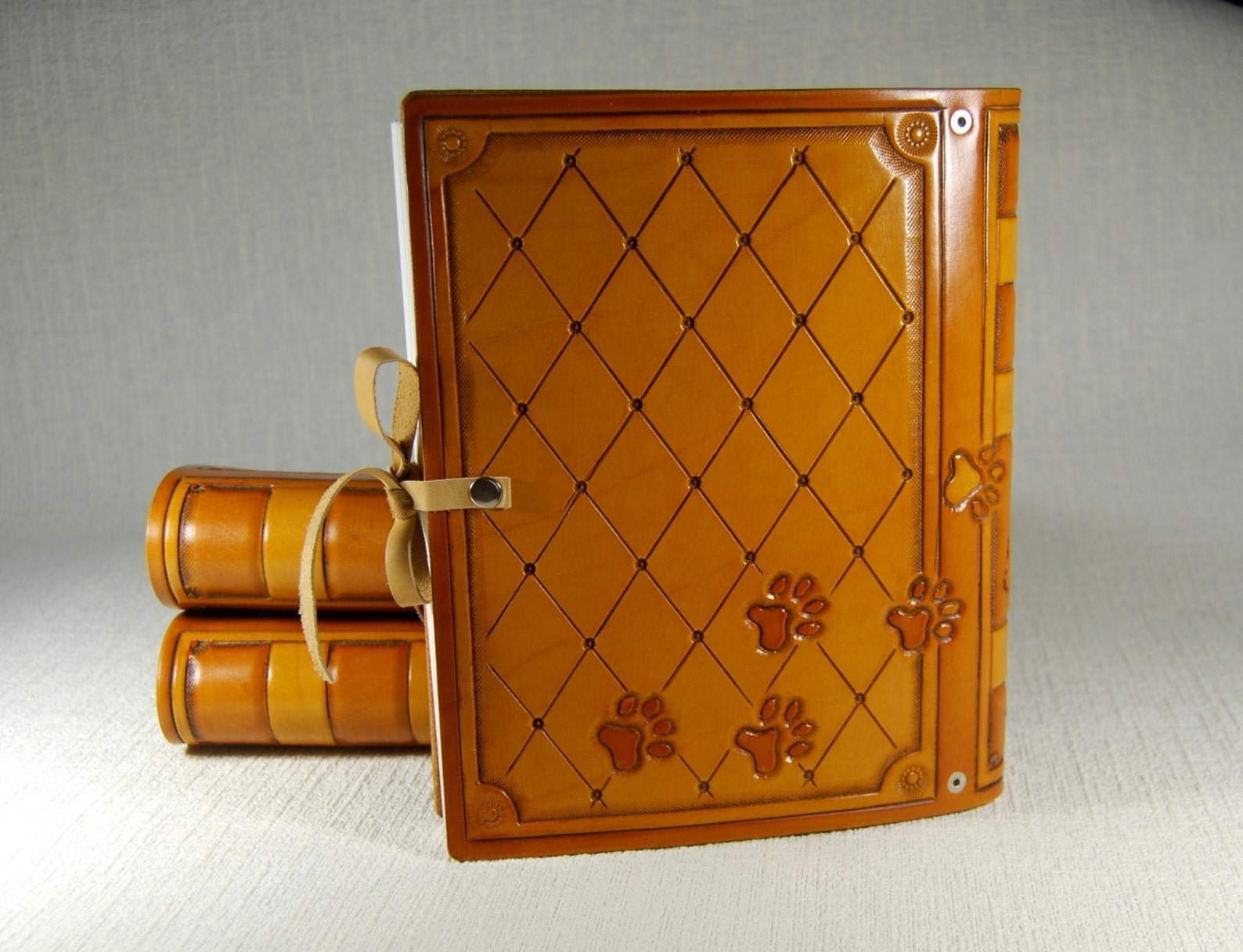 Gift Dog Journal Leather Custom order Notebook Diary Gift | Etsy