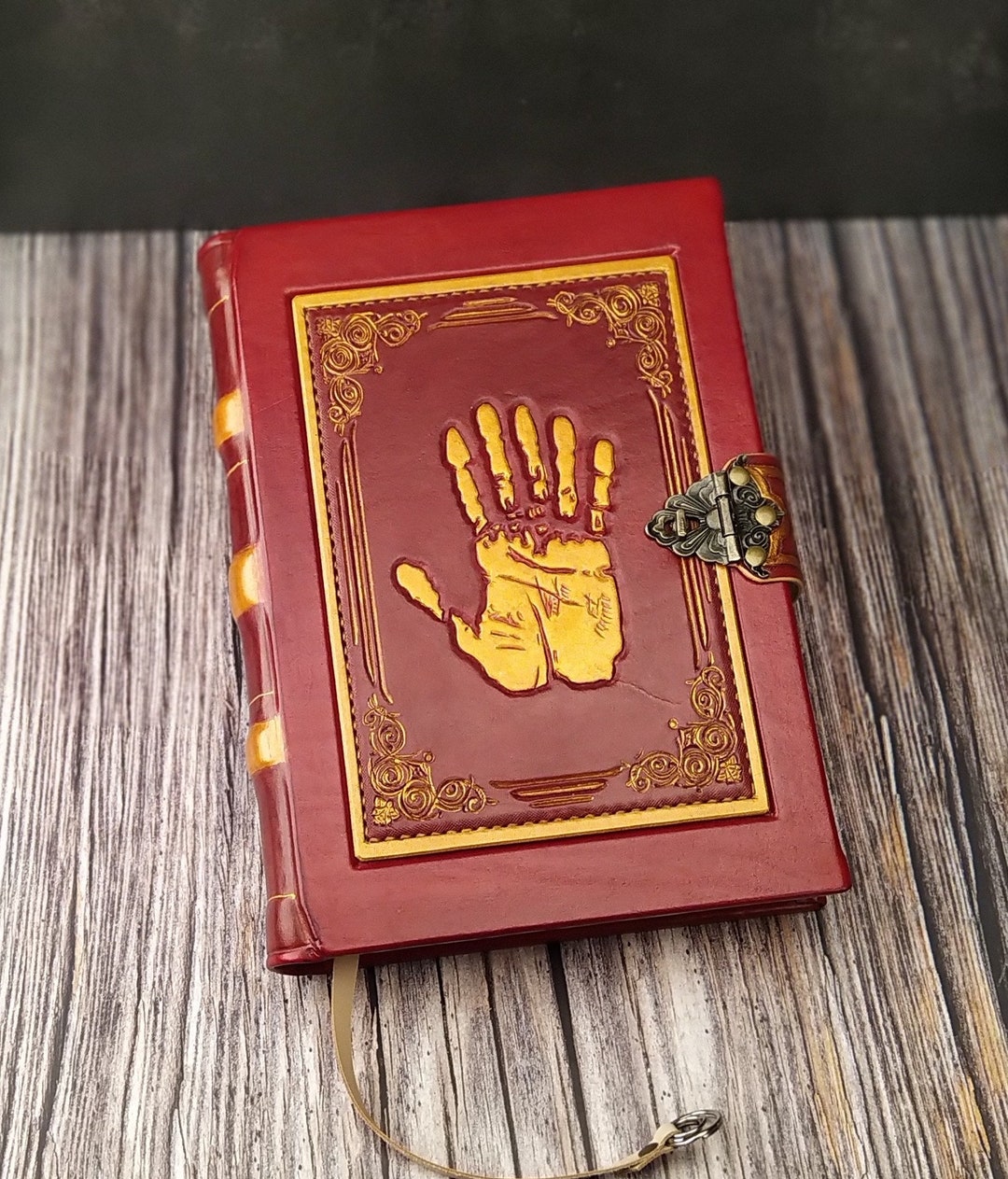 Personalized Gift, 7x9 Custom Leather Book, 9x12 Leather Journal ...