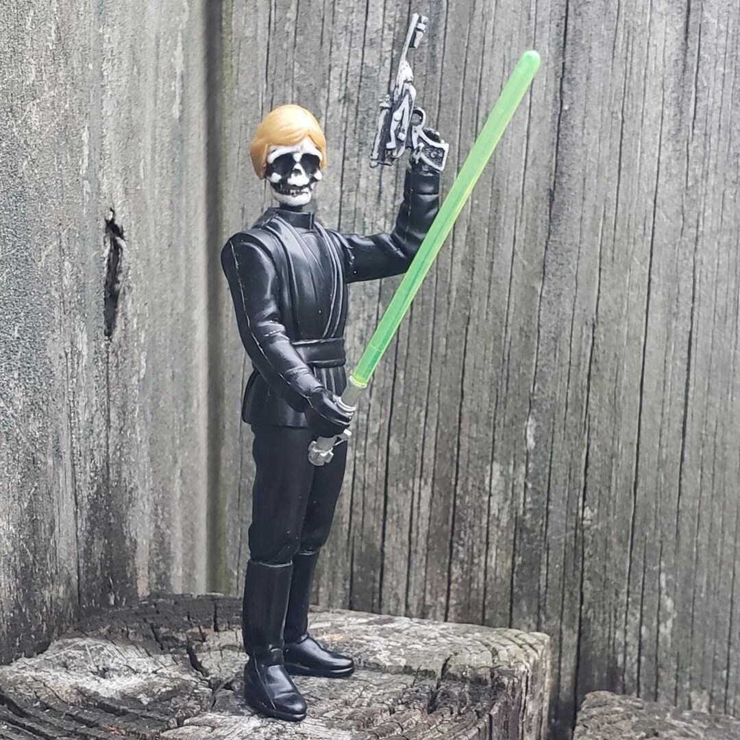 Star Wars Custom Skelly Jedi Luke Skywalker Action Figure - Etsy