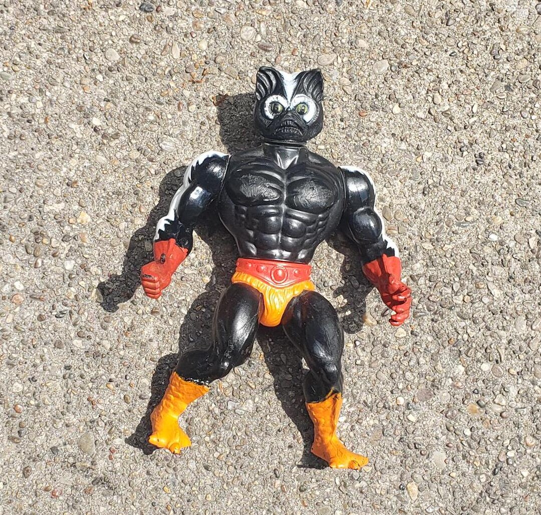 1985 Vintage Mattel Masters of the Universe MOTU Stinkor Action Figure ...