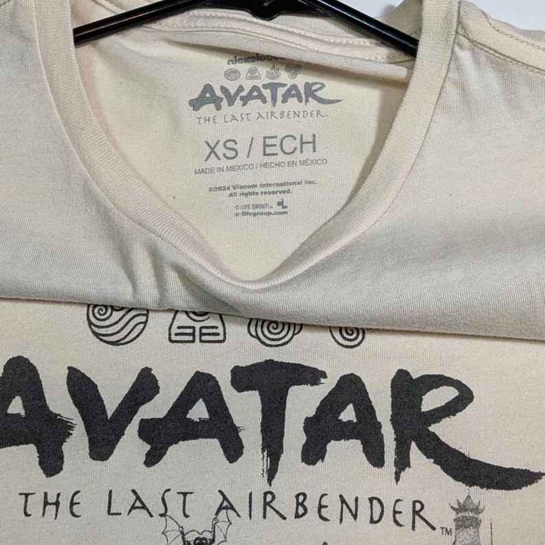 Nickelodeon Avatar the Last Airbender Appa Aang Momo Mens Size XS X ...