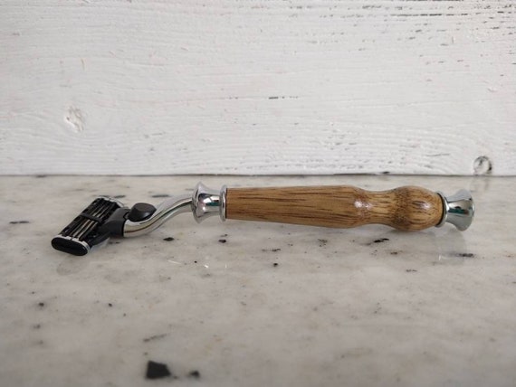 Beautiful Black Limba Wood Hand Turned Razor Handle With Four - Etsy