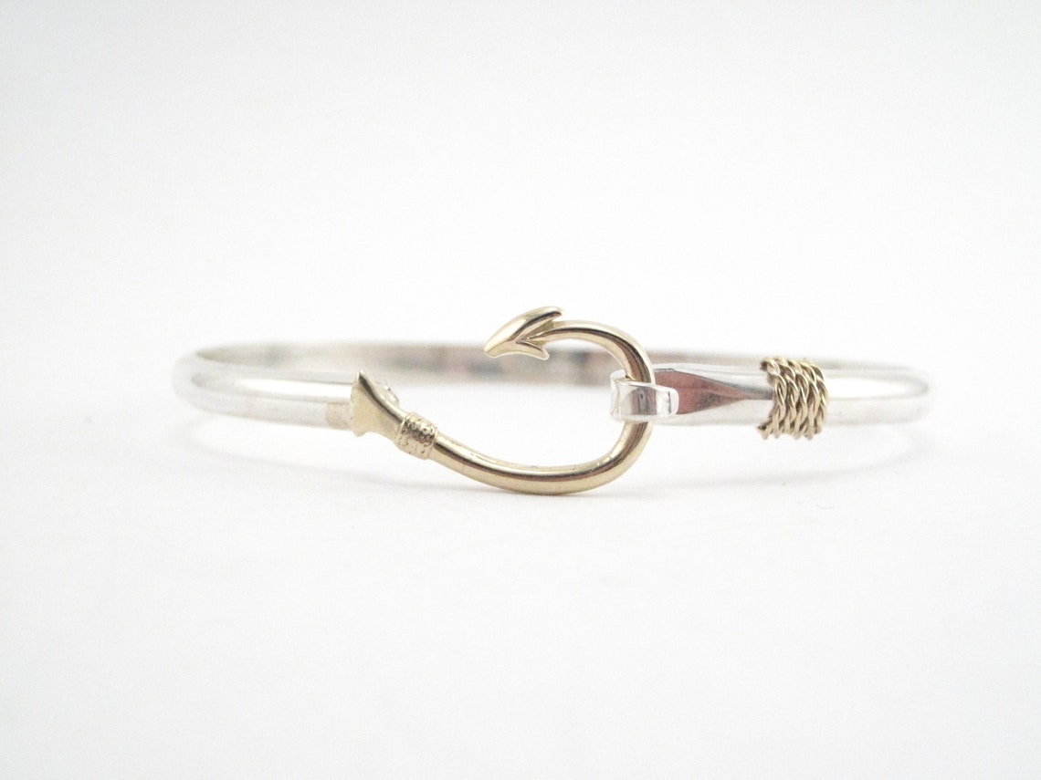 Cape Cod Fish Hook Bracelet - Etsy