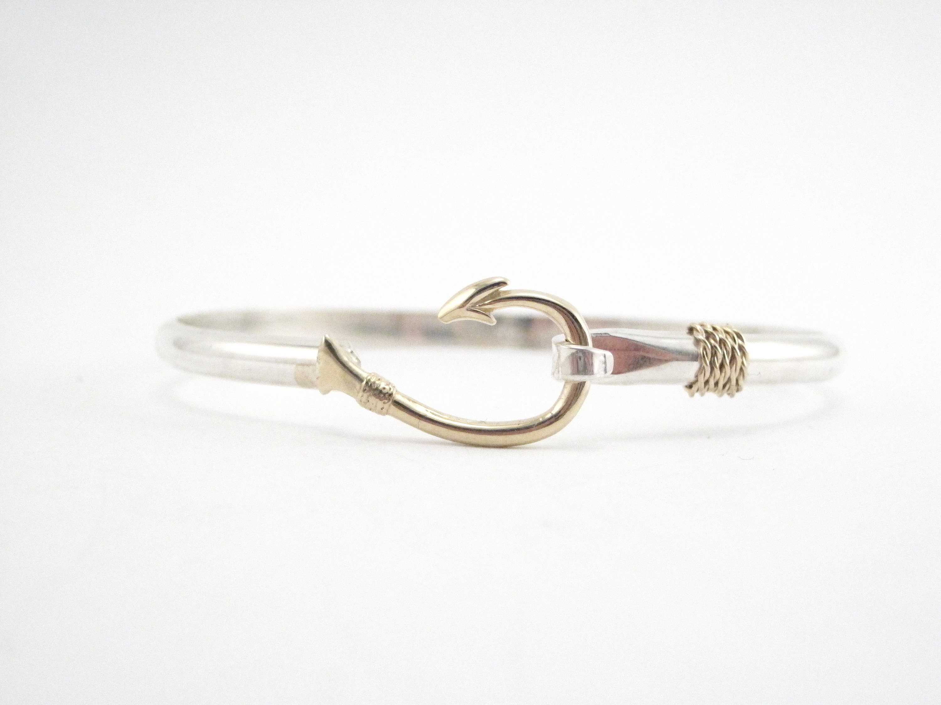 Cape Cod Fish Hook Bracelet - Etsy