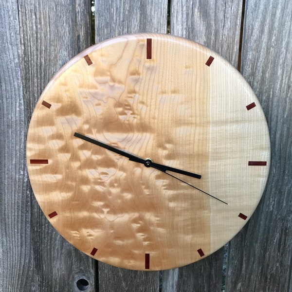 Walnut Wall Clock - Etsy