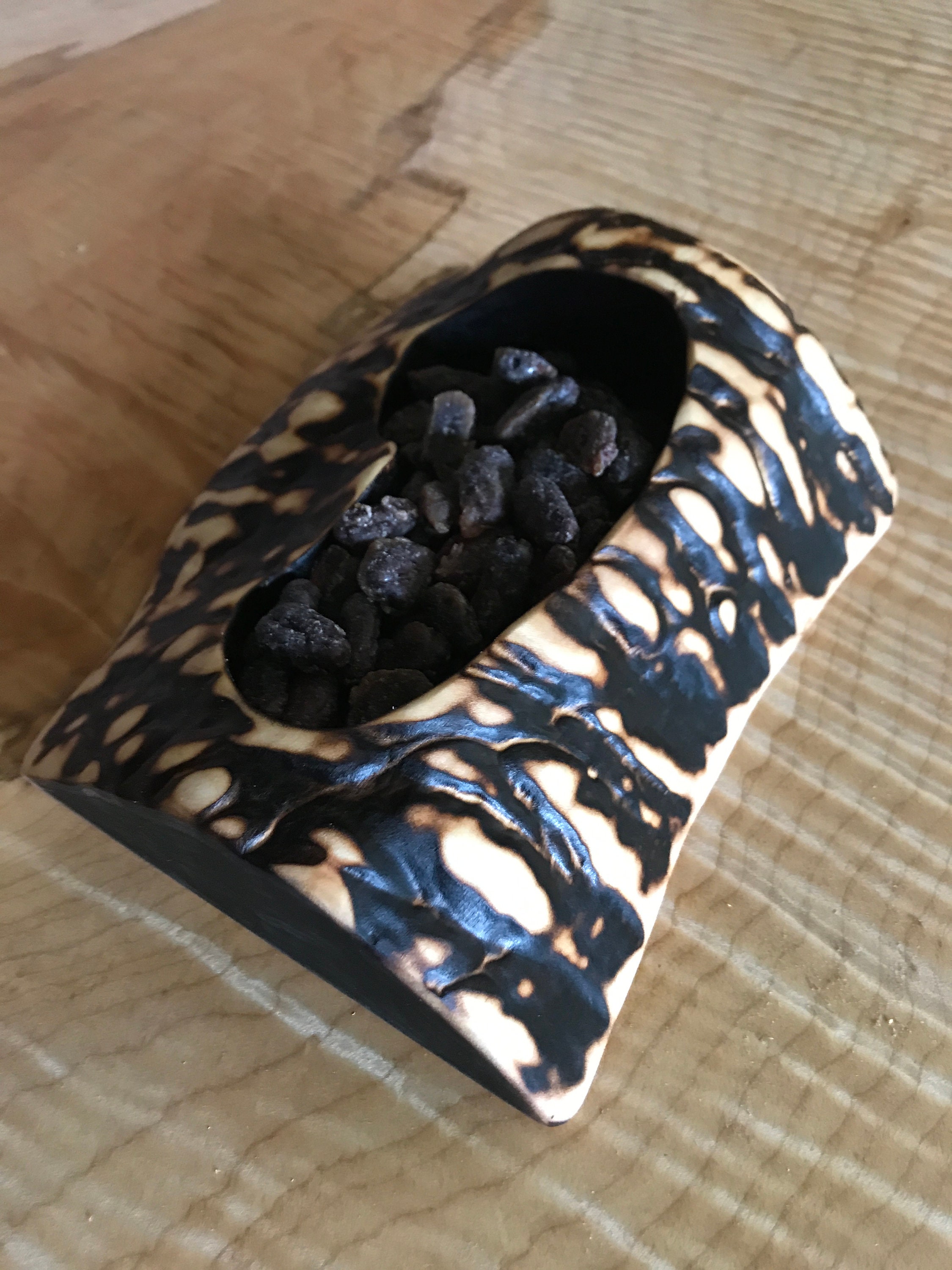 discounted onlinestore Live Edge Cacao Serving Container