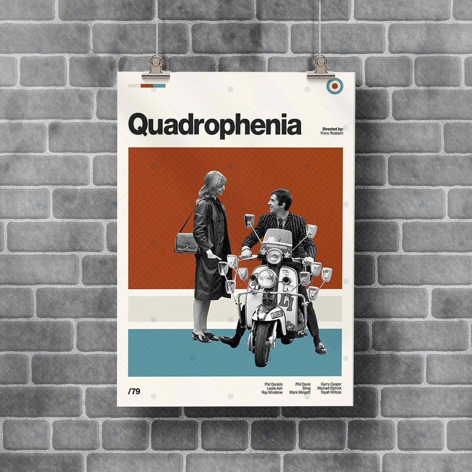 Quadrophenia - Retro Movie Print Modern Vintage Mid Century Modern ...