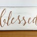 Blessed -blessed Sign -blessed Wall Decor -blessed Wall Art -gallery ...