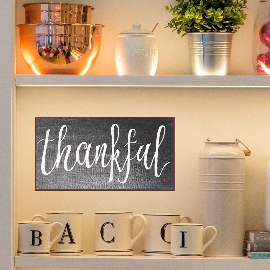 Thankful Decor - Thankful Wall Decor - Thankful Sign - Thankful Fall ...