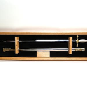 Military Saber / Sword Display Cadet - Oak, Cherry or Walnut Wood - Etsy