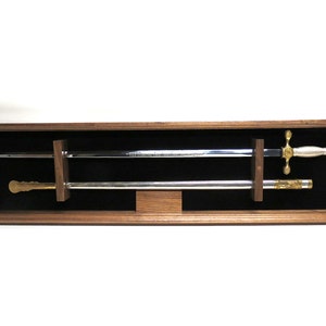 Military Saber / Sword Display Cadet - Oak, Cherry or Walnut Wood - Etsy