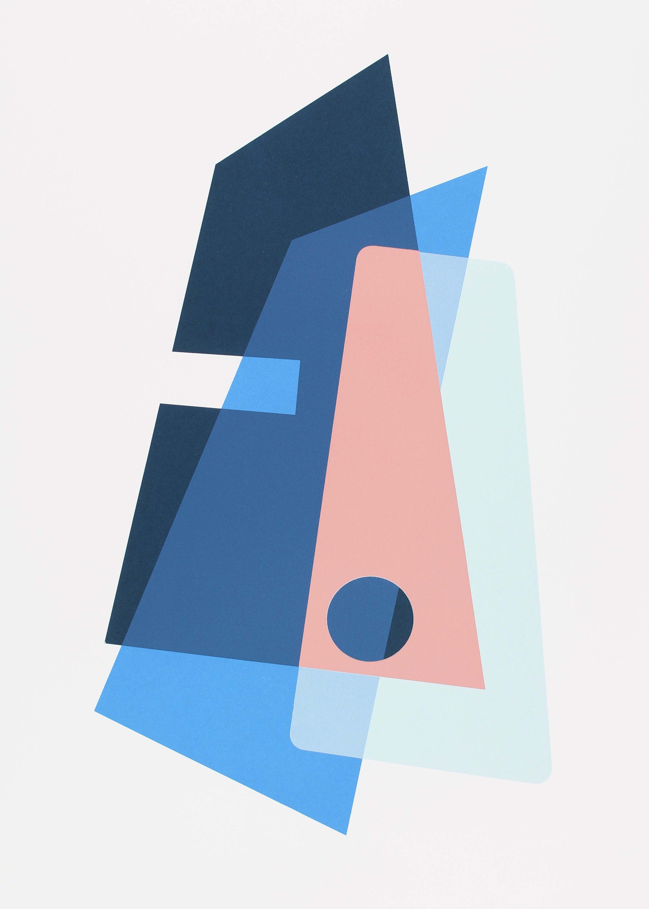 Composition 1 in Blue - Etsy