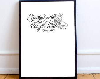 Peter rabbit quote | Etsy