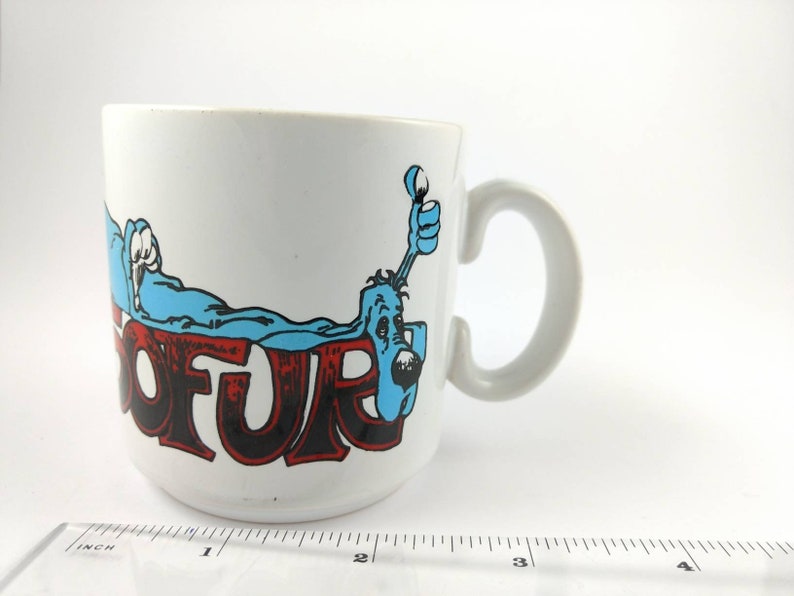 Foofur Mug Vintage 1987 Blue Dog Hanna-barbera Animation - Etsy