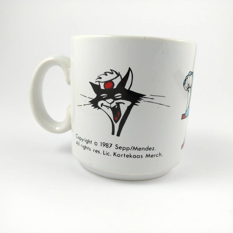 Foofur Mug Vintage 1987 Blue Dog Hanna-barbera Animation - Etsy