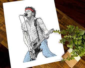 Bruce Springsteen Art | Etsy