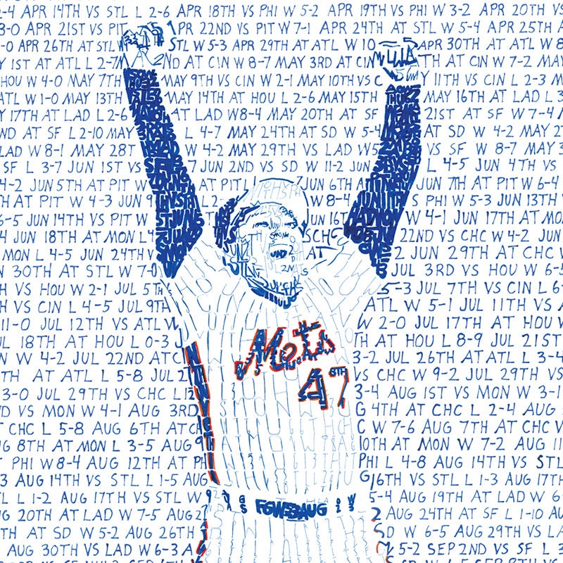 1986 Mets Art - Etsy