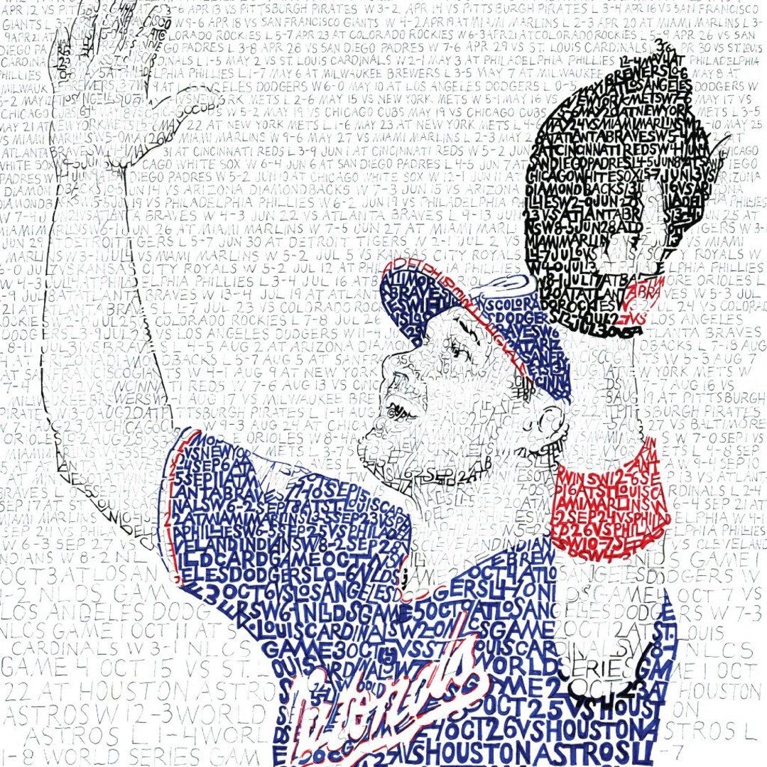 2019 Washington Nationals World Series Word Art - Handwritten With ...