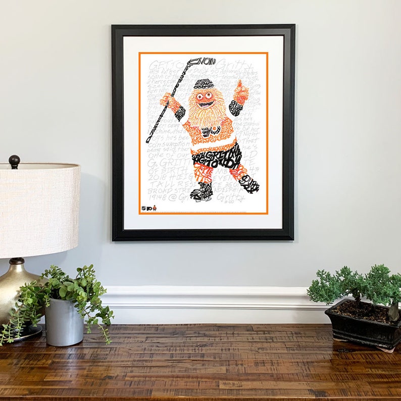 Gritty Word Art Handwritten With His Origin Story 16x20 | Etsy