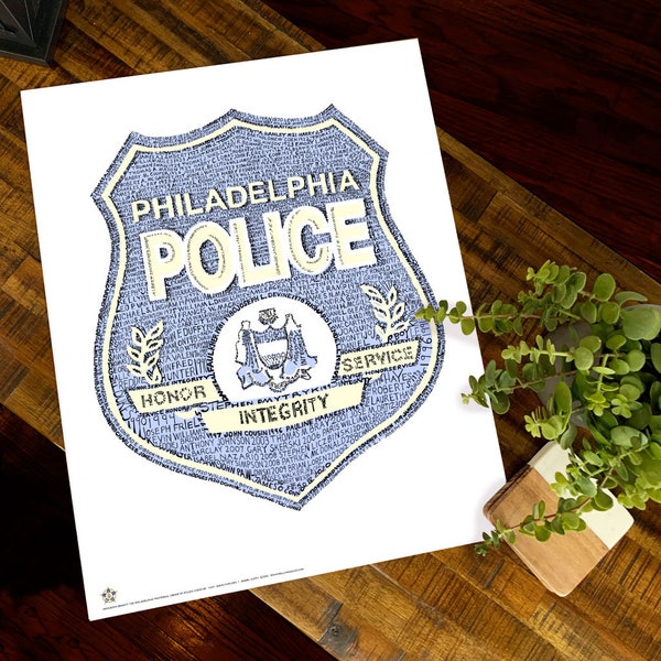 Philadelphia Police Badge - Etsy