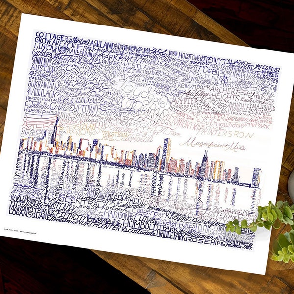 Chicago Poster - Etsy