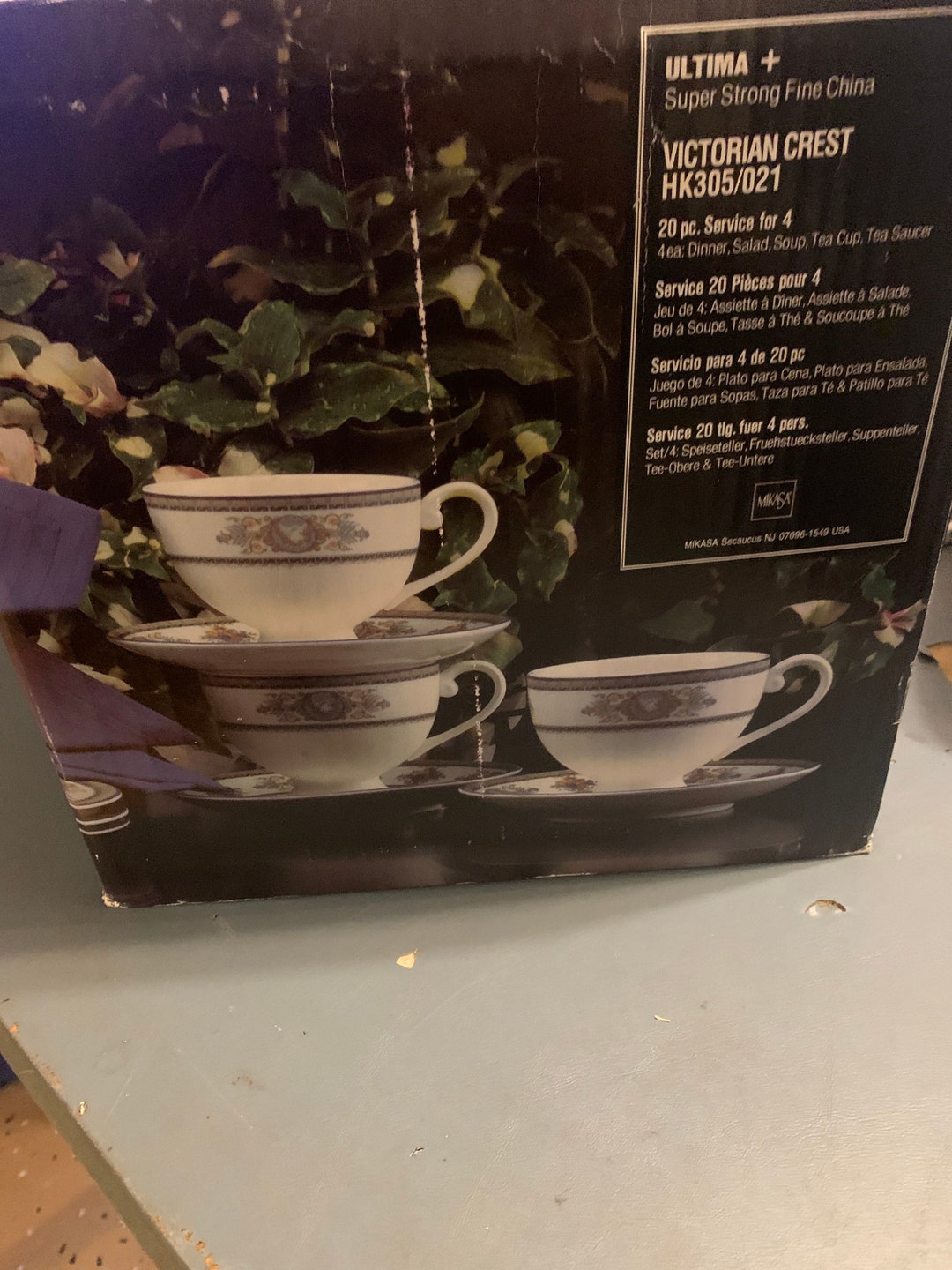 Mikasa Victorian Crest 20 Pc Serving for 4 - Etsy