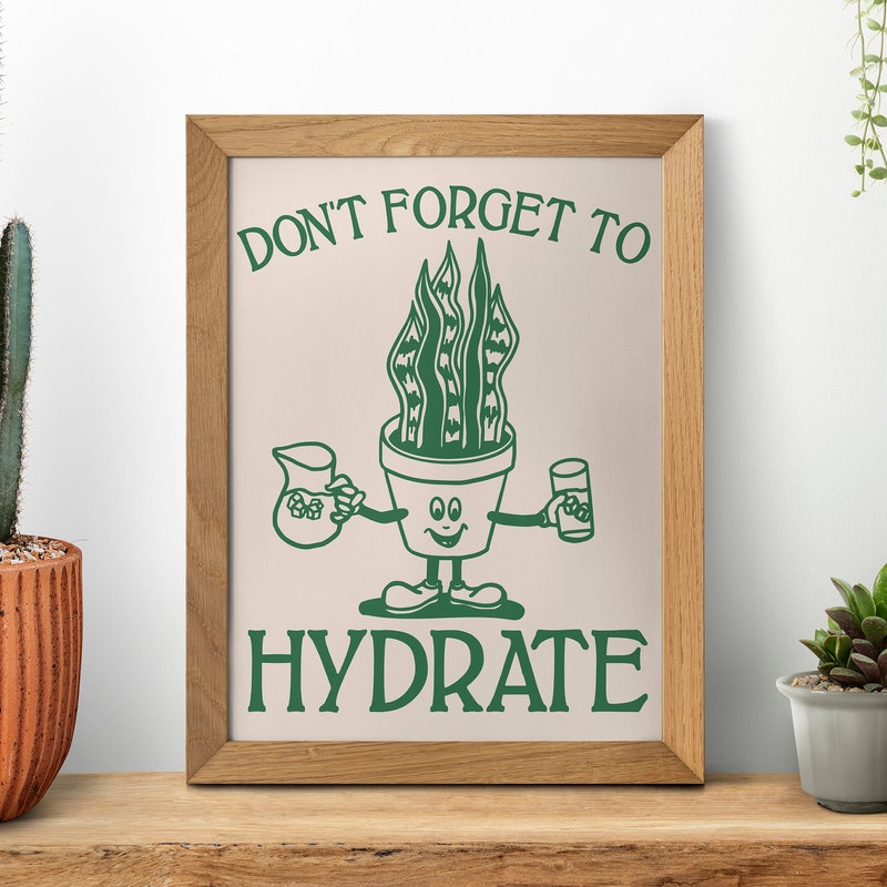 Hydration Posters - Etsy