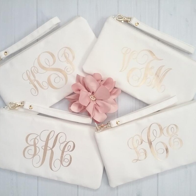 Monogram Clutch - Etsy