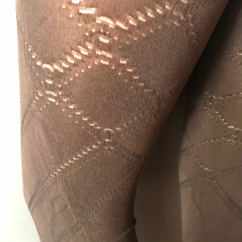 Heavy Opaque Tights Ajour Texture Winter Tights Made in | Etsy
