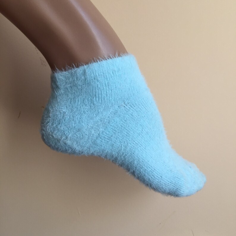 Fuzzy Socks Plush Anklet Socks Soft Luscious Plush Warm Winter | Etsy