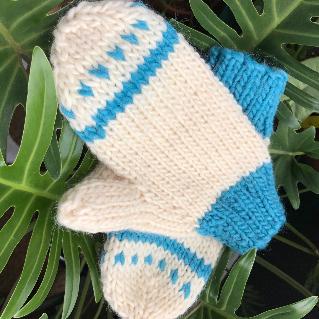 Wool Mittens handknit, bulky weight, winter mittens - Etsy France