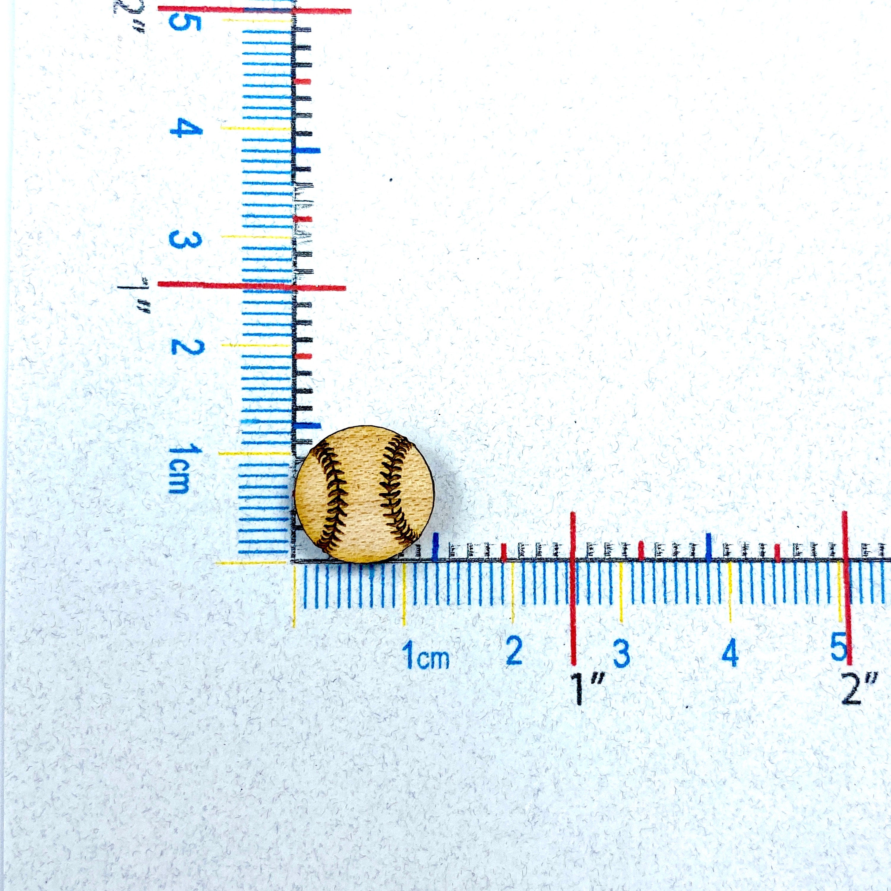 PE052M Baseball disc in unfinished solid maple hardwood for | Etsy