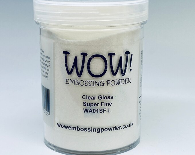 WA01SFL WOW POWDER Clear Gloss Super Fine Wow Embossing Powder 5.33oz ...